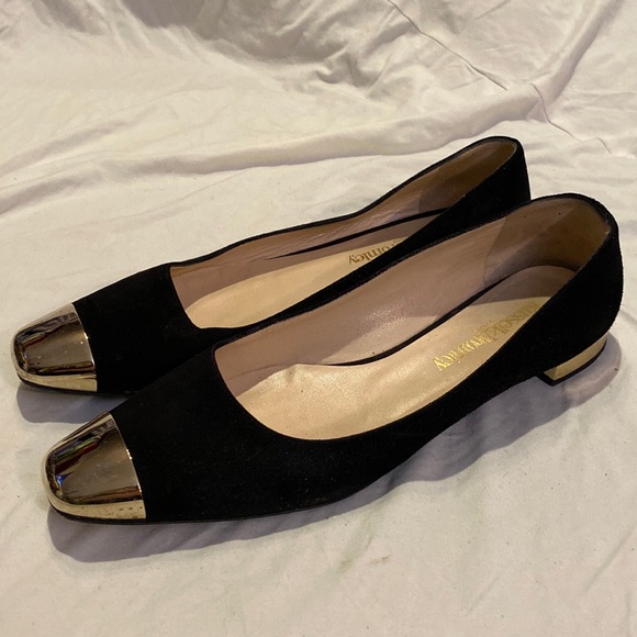Russell & Bromley | Shoes | Vintage Russell Bromley Black Suede With ...